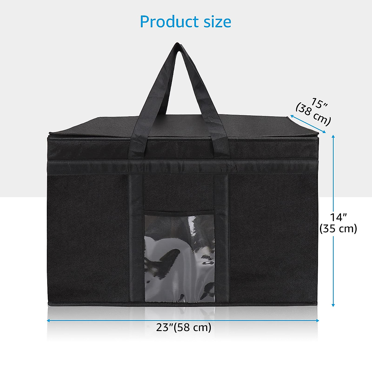 ECOSHIRE Large Insulated Cooler Bags, Reusable Food Warmer Delivery Bags for Hot and Cold, Collapsible Large Capacity and Durable, Suitable for Uber Eats, Doordash, Travel (XXXL)