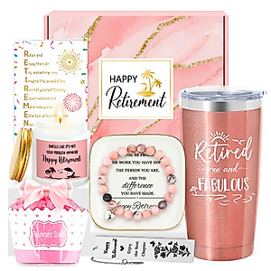 Launrada Retirement Gifts for Women 2024 Best Retirement Gifts Ideas for Women Happy Retirement Gifts Classy Retirement Gift for Woman Funny Retired Gifts for Women Coworker Teacher Nurse Mom Boss