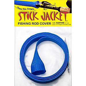 Stick Jacket Casting Fishing Rod Cover Red Shad