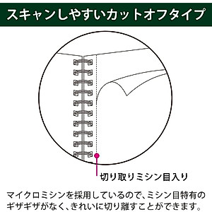 KOKUYO Campus Twin Ring Notebook, Business Type, Dot B 6mm Ruled, Semi-B5, 50 Sheets, 37 Lines, Navy Cover, Japan Import (SU-T113BT-DB)