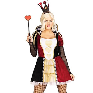 Leg Avenue Women's Crown and Scepter, Black/Red, One Size