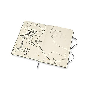 Moleskine Limited Edition Lord Of The Rings Notebook, Hard Cover, Large (5" x 8.25") Ruled/Lined, Black, 240 Pages