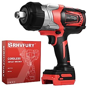 Srhvfuyr Cordless Impact Wrench 3/4 inch for Milwaukee 18V Battery, 1500FT-LBS(2000N.m) High Torque Brushless Electric Impac Gun, With 3 Speed Modes Power Impact Driver(No Battery)