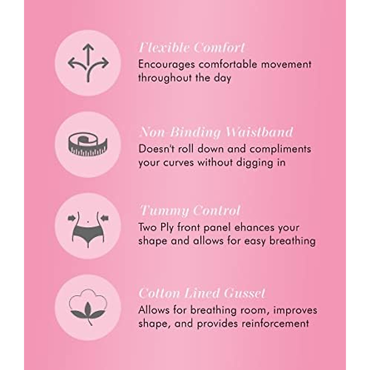 Exquisite Form Control Top Basic Slimming Body Shaper Panties, Medium Control, 2-Pack #51070402A