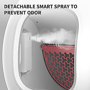 PETKIT PuraMax Cat Litter Box with 1.85L Pet Cat Water Fountain(Black), Self-Cleaning Cat Litter Box with Large Capacity fr Multiple Cats