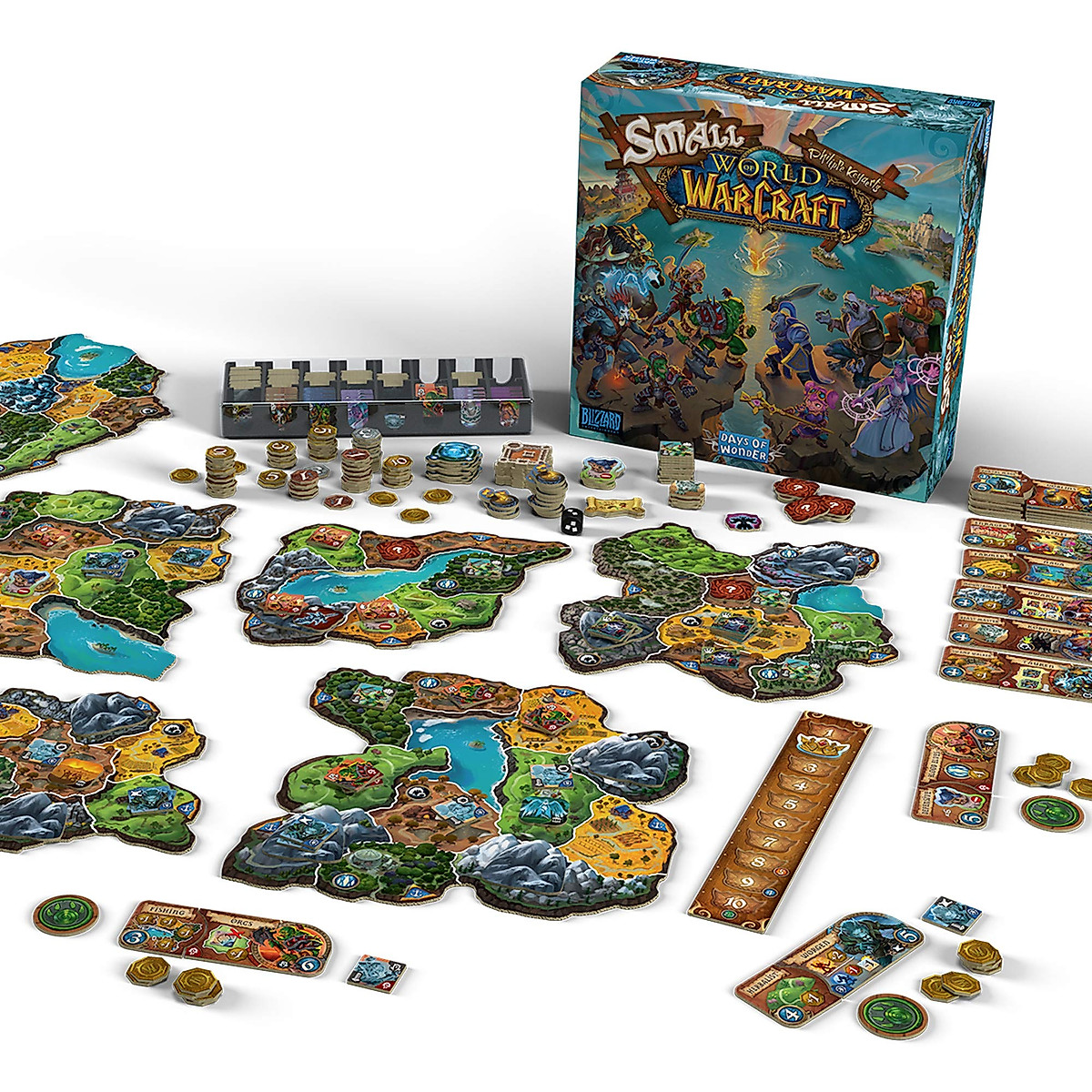 Small World of Warcraft Board Game - Fantasy Civilization Strategy Game, Family Game for Kids & Adults, Ages 8+, 2-5 Players, 40-80 Min Playtime, Made by Days of Wonder