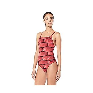 Speedo Shell Shock Flyback One Piece Speedo Red 22