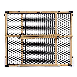 Safety 1st Eco-Friendly Nature Next Bamboo Gate, Bamboo and Black, Fits Spaces between 28" and 42" Wide