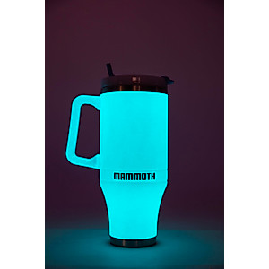 Mammoth Ascent Light Blue Glow in the Dark 40 oz Tumbler with Handle