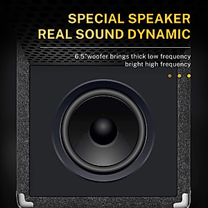 Donner 𝓑𝓪𝙨𝙨 𝓐𝙢𝙥 15W 𝓖𝙪𝙞𝙩𝙖𝙧 𝓐𝙢𝙥𝙡𝙞𝙛𝙞𝙚𝙧 DBA-1 Electric Practice Bass Combo AMP with Cable