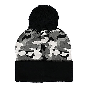 Five Nights at Freddy's Character Heads Youth Camo Cuff Beanie & Magic Gloves