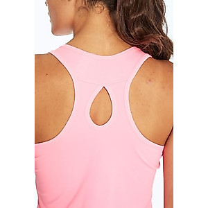 Bally Total Fitness Kiki Singlet Top, Ultra Pink, X-Large