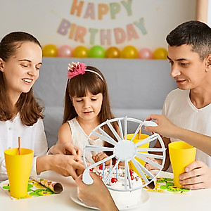 Liobelon Cake Portion Cutter Cake Divider Cheesecake Slicer Cake Slicer for Even Slices Double Sided Cake Portion Marker 10 or 12 Slices,White