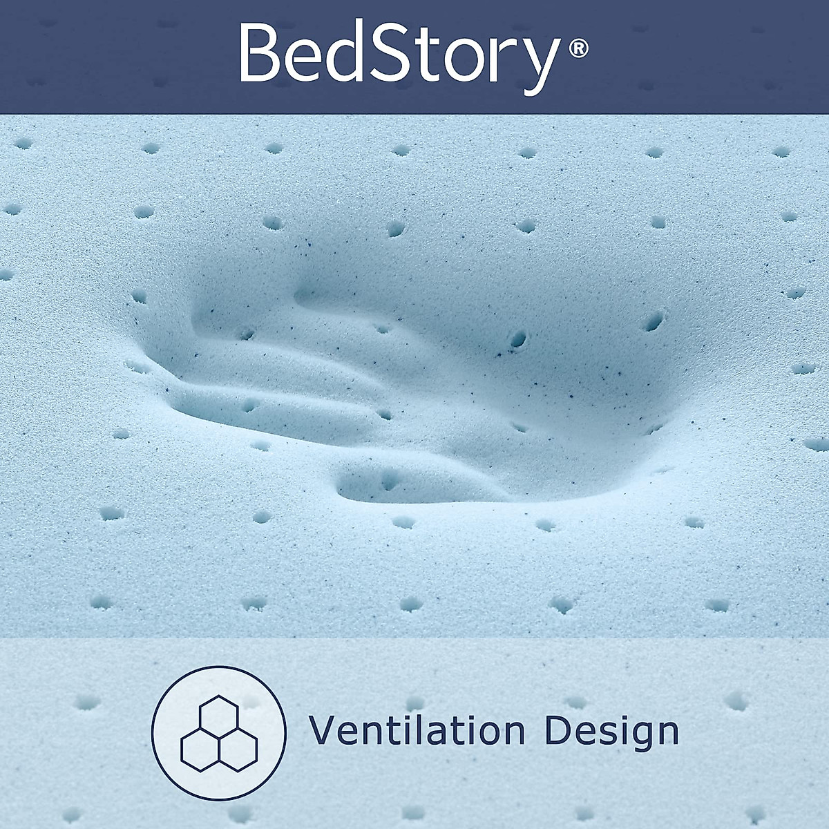 BedStory 4 Inch King Size Firm Memory Foam Mattress Topper - Extra Firm Bed Topper for Overweight Individuals, Back Pain Relief Enhanced Cooling Pad with Skin-Friendly Cover, CertiPUR-US Certified