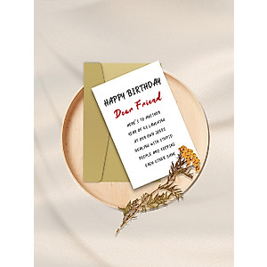 Fumnwoks Greeting Card, Funny Birthday Card for Friend, Premium Quality for Bestie, Gift for Women & Men