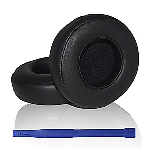 Adhiper Ear Pads Replacement Mixr Earpads Protein PU Leather Ear Cushion is Compatible with Mixr On-Ear Headphones (Black)