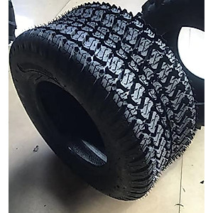2 NEW HORSESHOE 16x6.50-8 Turf Trac Pattern for Garden Tractor Ridding Lawn Mower Tires Tubeless 16 650 8 T198 166508