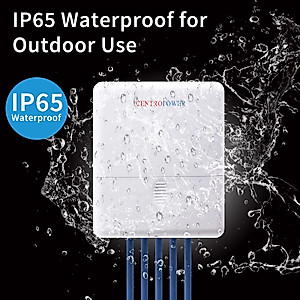 Outdoor 5 Port PoE Switch/Extender/Booster, 60W 48V 10/100/1000M POE Passthrough Switch Outdoor Ethernet Extender，PoE Repeater,6KV Lightning Protection, IEEE 802.3af/at/bt, by CENTROPOWER