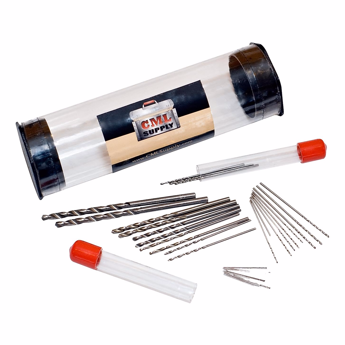 Mini Micro Drill Bit Set 30 pcs 0.013"-0.079" (0.4-2mm)