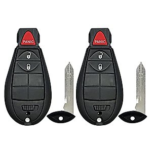 Lot of 2x New Replacement Keyless Remote Key Fob Compatible with & Fit For JEEP CHEROKEE 2014-2021