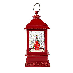 Peanuts Battery-Operated Lit Musical Lantern Water Globes, 9-Inch, Multicolored