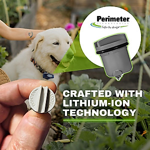 Perimeter Technologies Invisible Fence Collar Battery - Brand Compatible - Includes eOutletDeals Pet Towel (4 Pack)