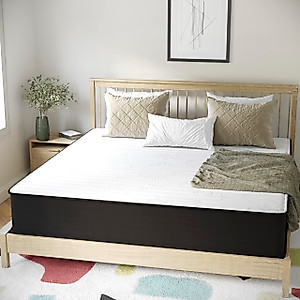 BizChair Dream 12" Hybrid Spring and Foam Mattress in a Box, High Density Foam and Spring Hybrid Mattress, King