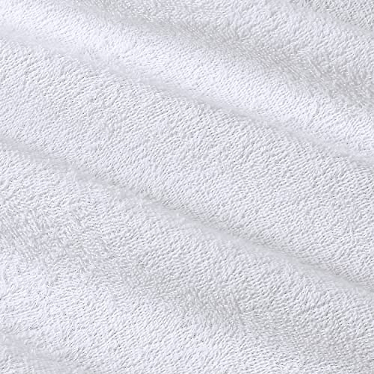 Utopia Bedding Premium Waterproof Terry Mattress Protector Queen 200 GSM, Mattress Cover, Breathable, Fitted Style with Stretchable Pockets (White)
