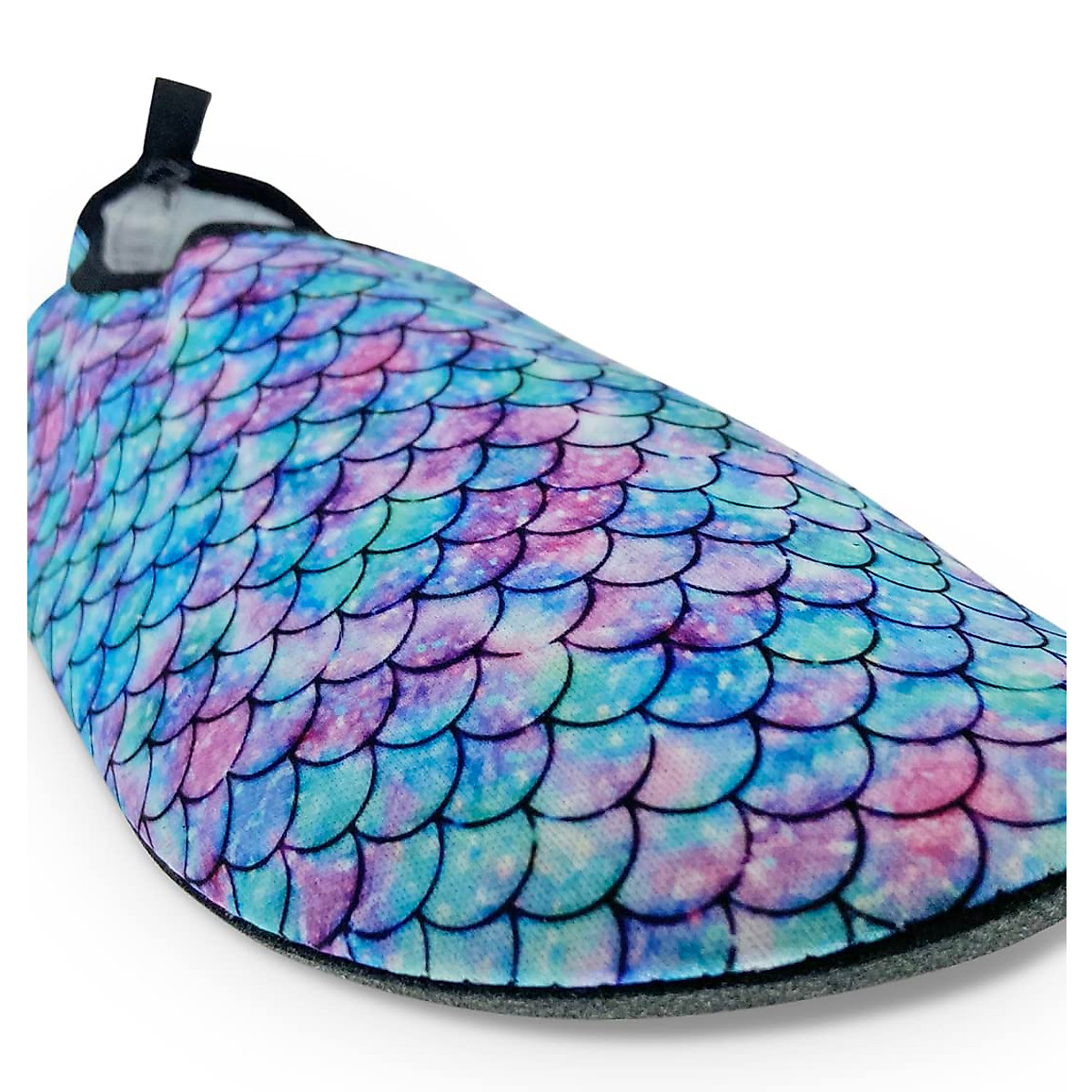 NORTY - Women's Mermaid Quick Drying Waterskins Aqua Sock Water Shoe, Green, Blue, Pink 42261-10B(M) US