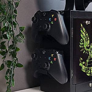 Numskull Official Halo Gaming Locker, Controller Holder, Headset Stand for Xbox Series X|S, PS5, Nintendo Switch - Official 343 Industries Merchandise