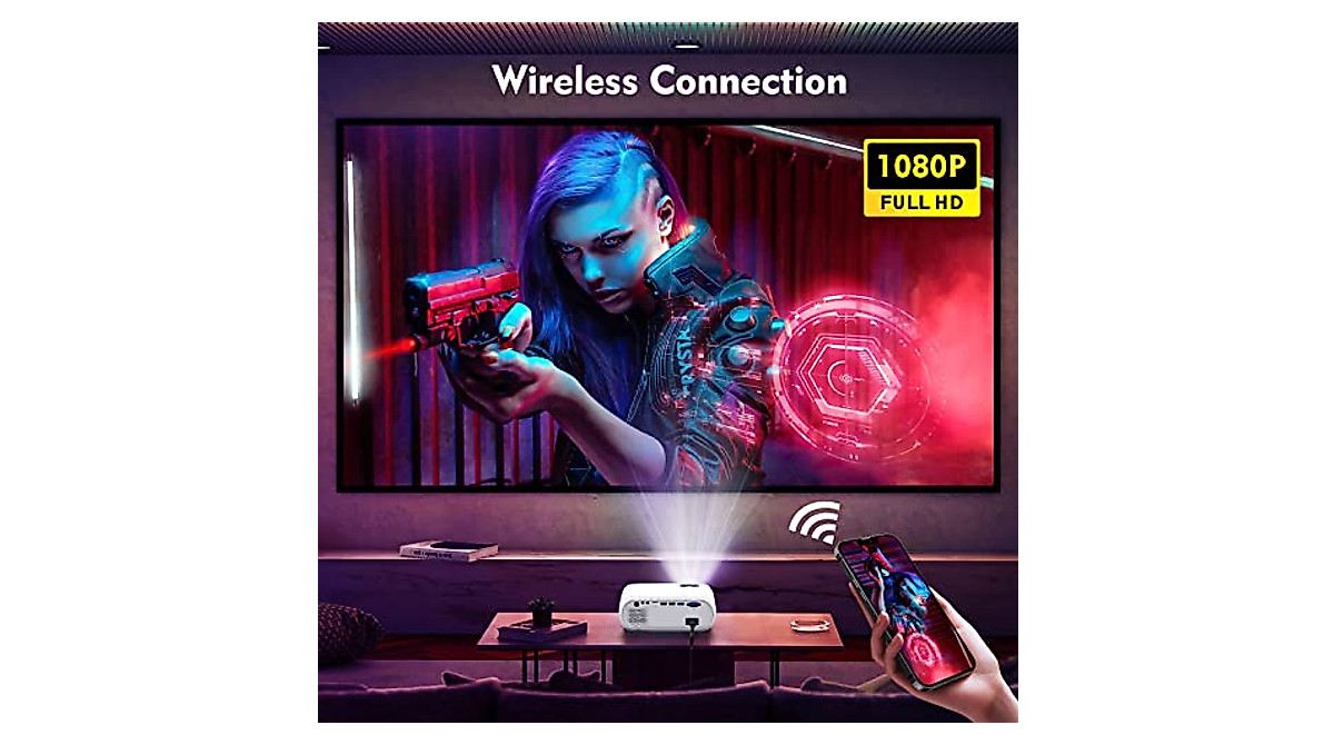 Cibest WiFi Projector Native 1080p - 8500L High Contrast