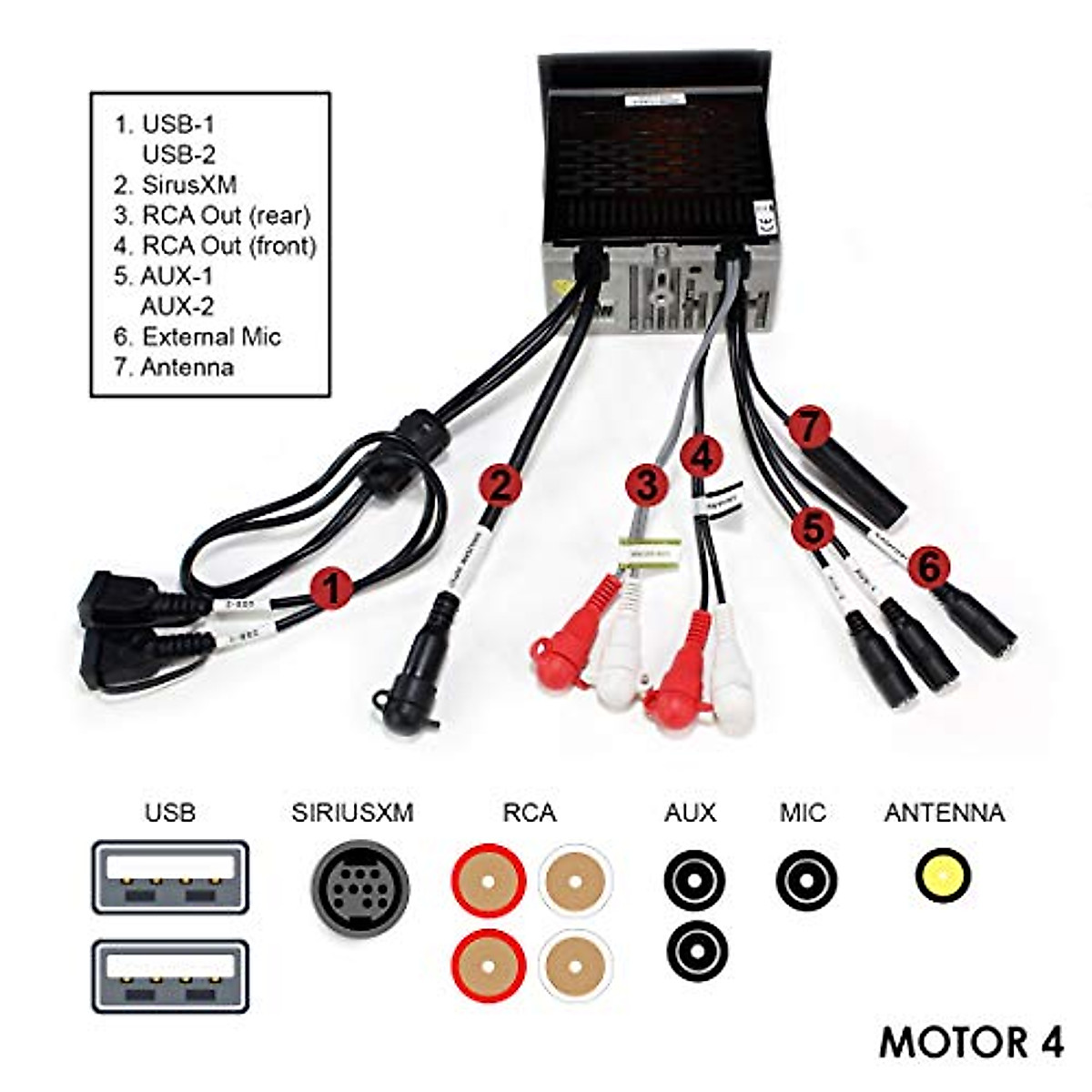 Santa Cruz Radio Motor 4 Compatible with Chevrolet Truck