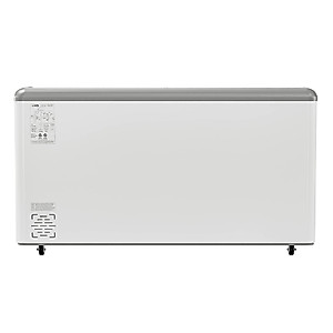 KoolMore MCF-16C Commercial Ice Cream Freezer Display Case, 16 Cu. Ft, White