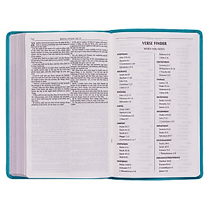 KJV Holy Bible, Gift Edition Faux Leather, King James Version, Teal (KJV Gift Editions)