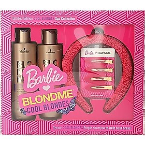 BLONDME x BARBIE™ Home Spa Collection – Cool Blondes with Purple Toning Pigments - Brassiness Corrector for All Blonde Hair Types