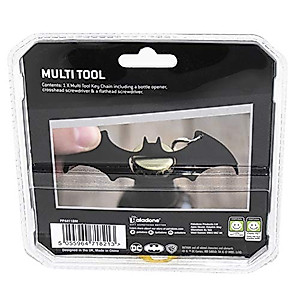 Paladone DC Comics Officially Licensed Merchandise - Batman Multi Tool Bottle Opener Keychain