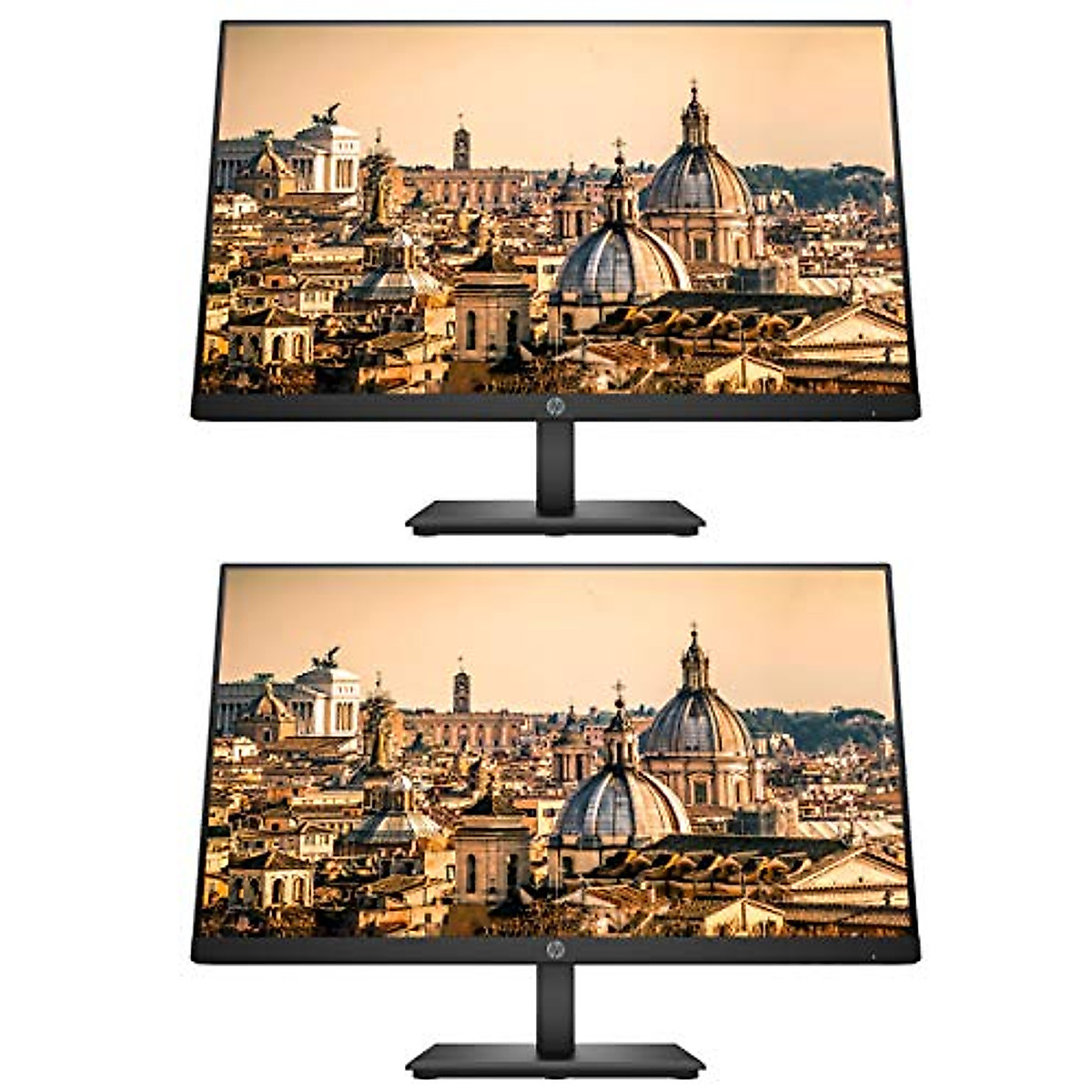 HP P244 23.8 Inch 1920 x 1080 IPS LED Backlit Monitor (5QG35A8#ABA) 2-Pack