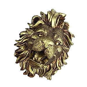 YARNOW Pond Nozzle Flowing Water Ornament 2 pcs Lion Head Pond Fountain Nozzle Fountain Lion Head Nozzle Garden Water Sprayer Water Feature Spitter Waterfall Pond Feature Pond Waterfall Feature