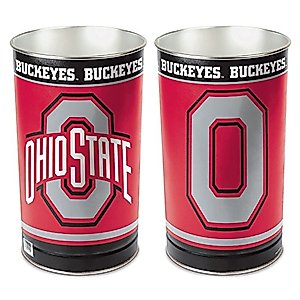 NCAA Ohio State Buckeyes Tapered Wastebasket