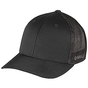 Oakley Mens Golf Cresting Trucker Hat, Blackout, Large-X-Large US
