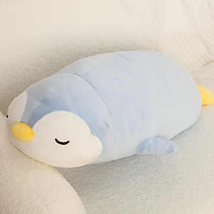 FFxiong 22" Penguin Stuffed Animal Plush Toy Large Cute Soft Body Pillow Kawaii Plushies for Girls, Gift for Kids Girl Boy Christmas Birthday