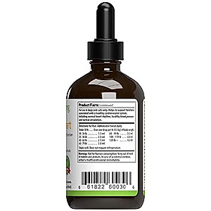 Pet Wellbeing Young at Heart for Dogs & Cats - Vet-Formulated - Supports Cardiovascular (Heart & Circulatory) Health - Natural Herbal Supplement 4 oz (118 ml)