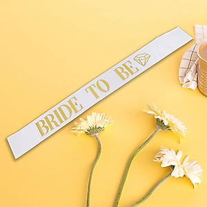 Yyaiyzd Bachelorette Party Sashes for Bride To Be and Bridesmaid Decorations, Bridal Shower Engagement Wedding Party Favors,12Pack