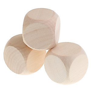 Large Blank Wooden Blank 40mm for DND MTG Toys