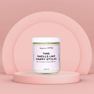 Cool Girl Candles | This Smells Like Harry Scented Candle | All Natural Coconut Soy Wax | The Best Strong Scented Candles for Home Fragrance | Clean Burning | Funny Gifts | 8.5 fl oz