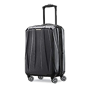 Samsonite Centric 2 Hardside Expandable Luggage with Spinners, Black, Carry-On 20-Inch