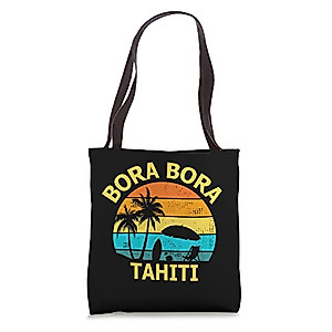 Travel Bora Bora Tahiti Vacation Souvenir Tote Bag