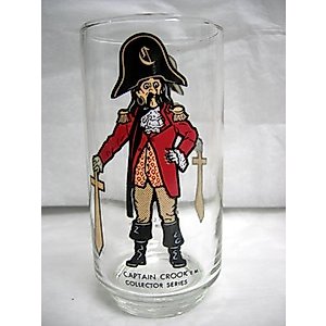 Captain Crook Vintage 1976 Collectors Mc Donalds Glass Promotional