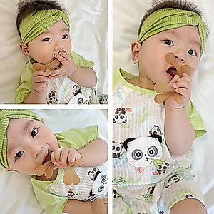 Baby Teething Toys (Brown White)