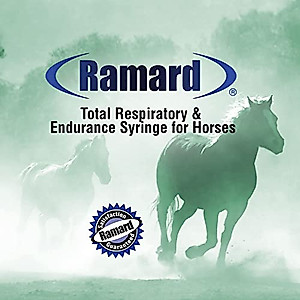 Ramard Total Respiratory & Endurance Syringe for Horses, Equine Vitamin & Supplements, Veterinary Supplies, with Clairisol, Methyl Parabens, Peppermint Oil & Sodium Benzoate 1/2 oz, 1-Pack